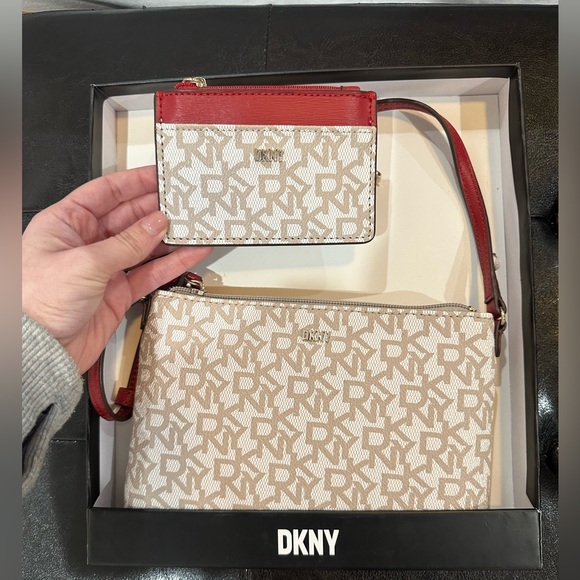 Dkny | Bags | Dkny 2pc Caylin Top Zip Crossbody Bag And Matching Wallet ...